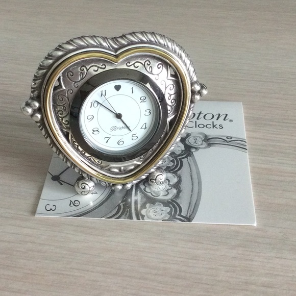Brighton | Accessories | Brighton Heartbeat In Time Clock | Poshmark